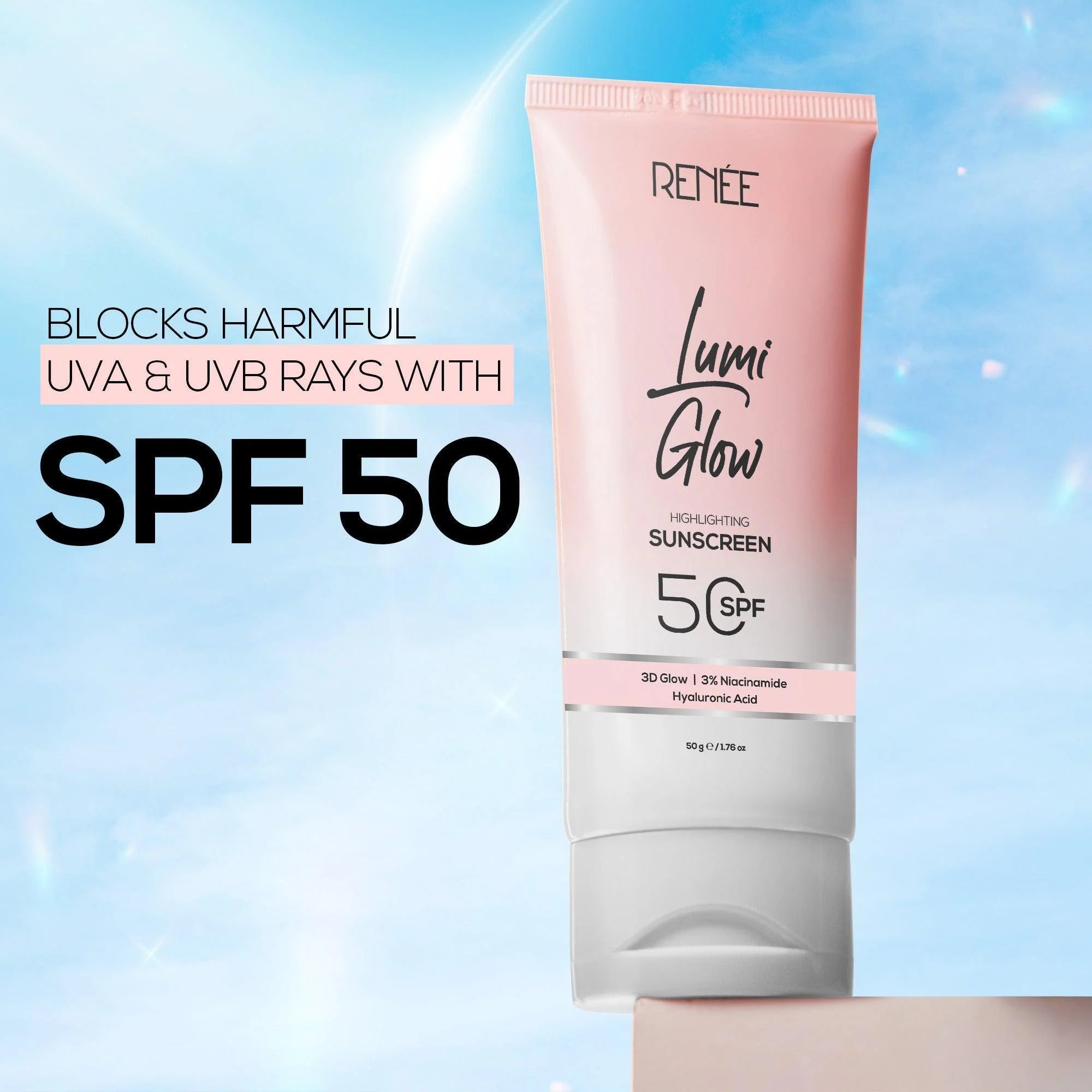 Lumi Glow Sunscreen with SPF 50 (Glow + Protection)